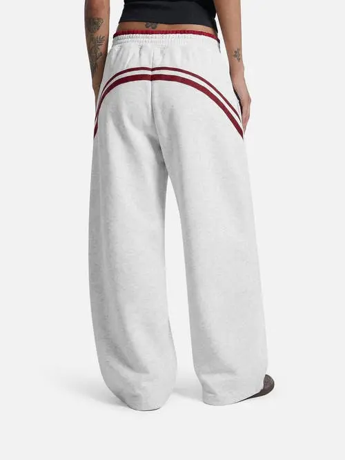 AELFRIC EDEN Baggy Barrel-leg Sweatpants With Color-block Stripes