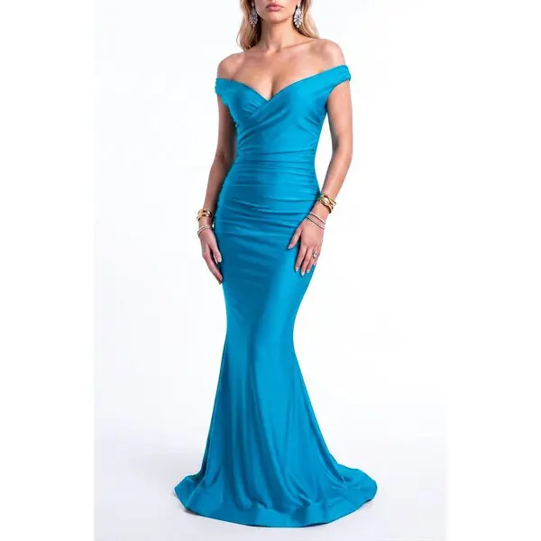 JESSICA ANGEL Gown - Turquoise
