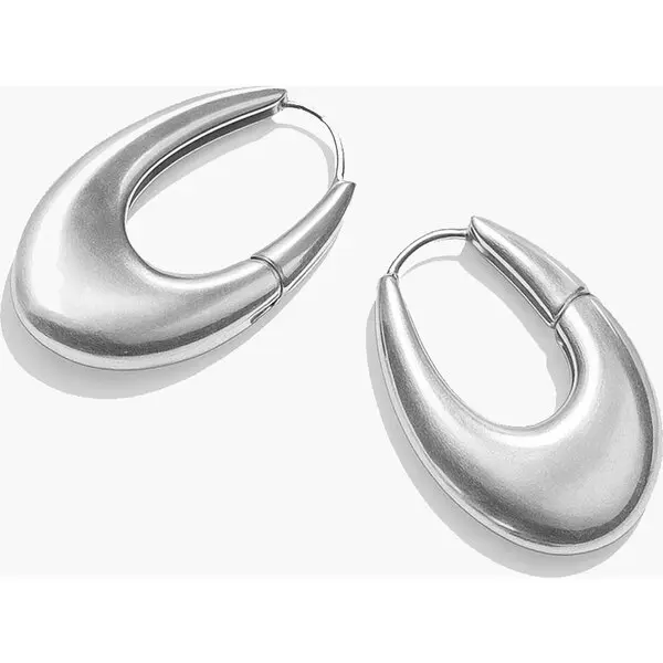 YOJ Eclipse Mini Hoops - Silver