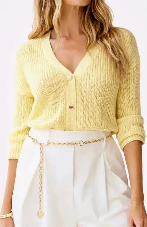BISHOP + YOUNG Forever Cardigan - Lemon