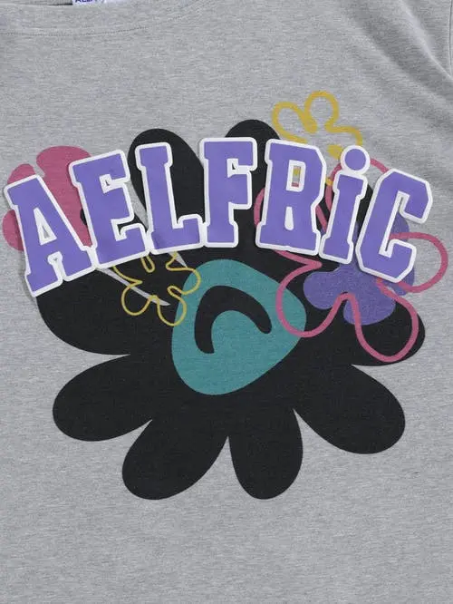 AELFRIC EDEN Flower Off-the-shoulder Tee