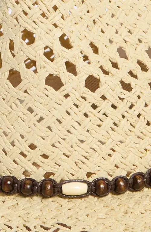 Bp. Beaded Detail Straw Cowboy Hat