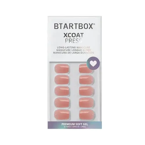 BTARTBOXNAILS Press-on Nails Set Short Square - Cinnamon