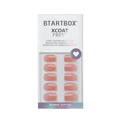 BTARTBOXNAILS Press-on Nails Set Short Square - Cinnamon