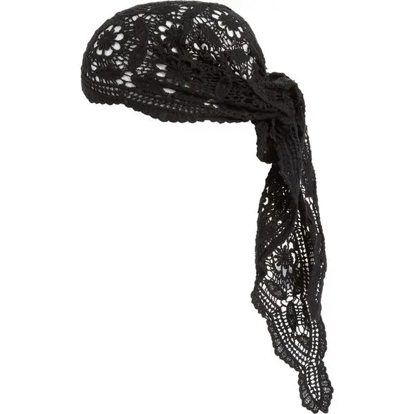 Bp. Crochet Head Scarf - Black
