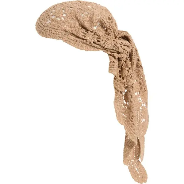Bp. Crochet Headscarf - Light Tan