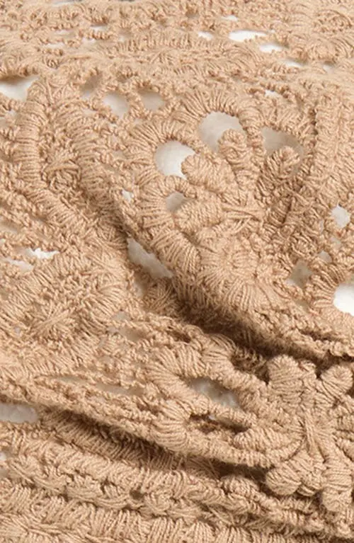 Bp. Crochet Headscarf - Light Tan
