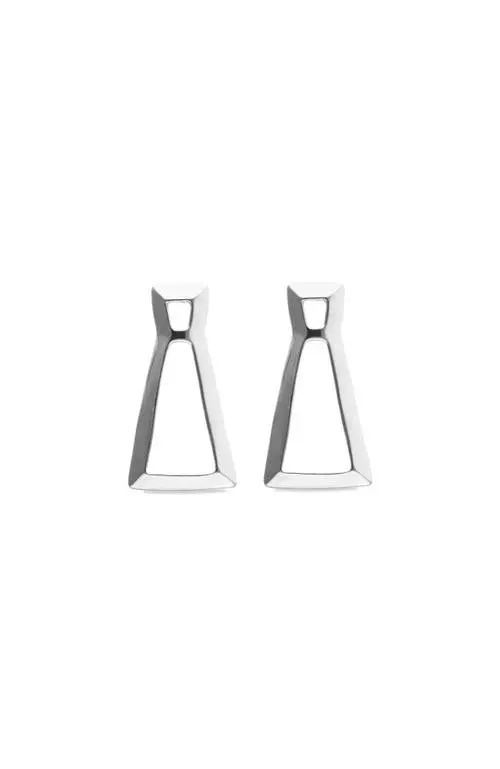 UNODE50 Tone Sculptural Sterling Drop Earrings