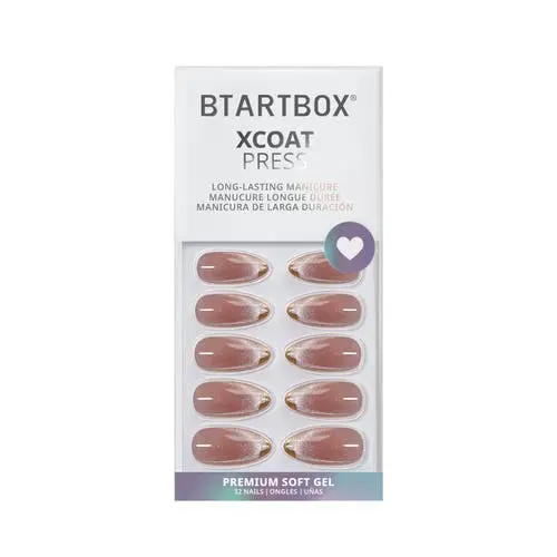 BTARTBOXNAILS Press-on Nails Almond Nail Set - Knightshield