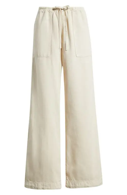 Rag & Bone Claire Cotton Blend Wide Leg Pants