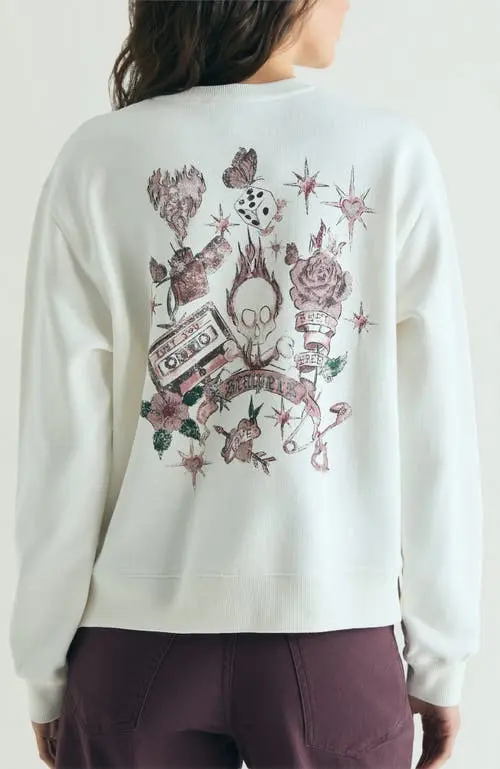 SCALPERS Skull Printed Sweatshirt