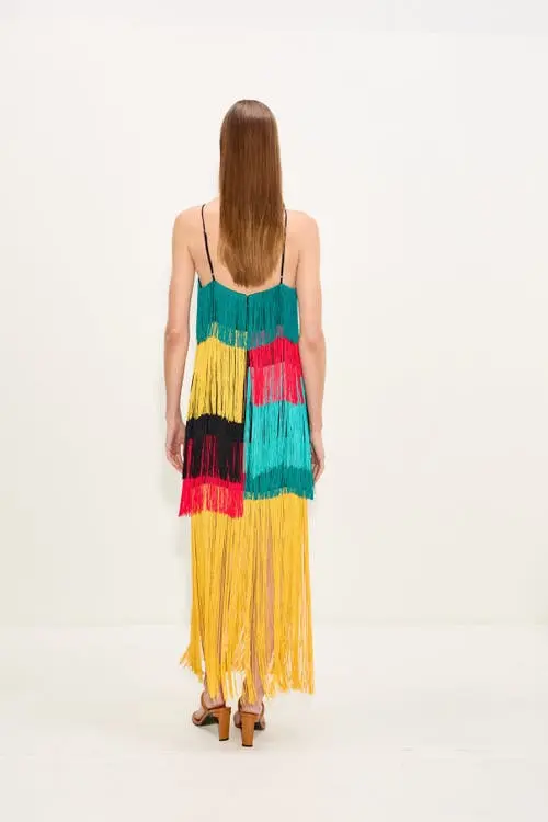 SIMONMILLER Drea Fringe Dress