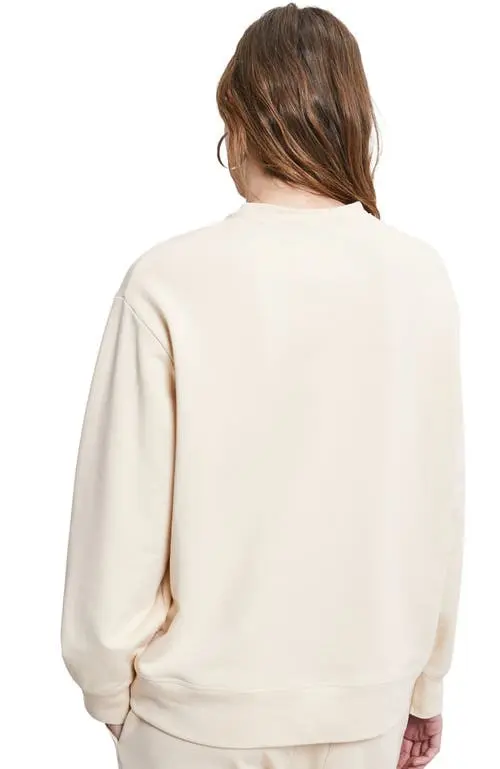 OTTOD'AME Cotton Crewneck Sweatshirt With Graphic Print