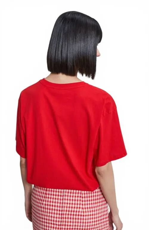 OTTOD'AME Beauty Will Save The World" Cotton T-shirt