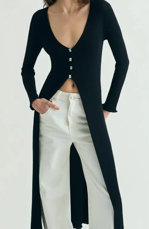 SCALPERS Long Knit Cardigan