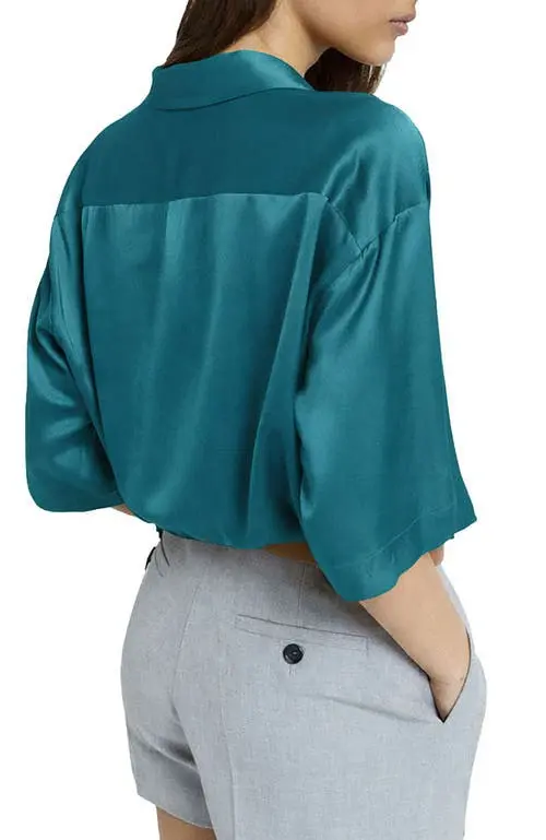 OTTOD'AME Viscose Shirt - Blue
