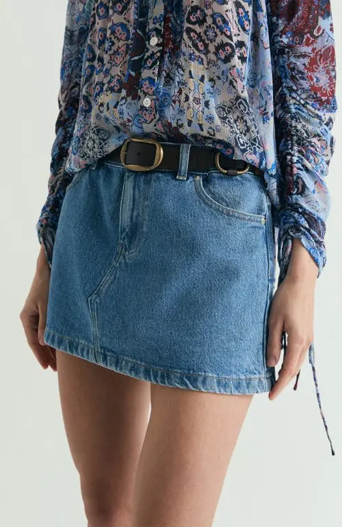 SCALPERS Mini Skirt - Denim