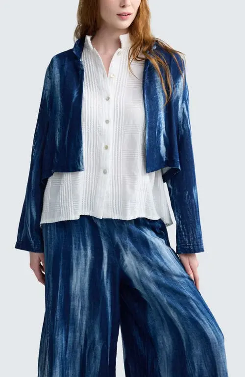 LUUKAA Reese Batik-effect Short Jacket