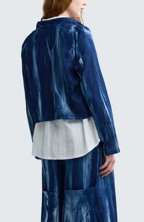 LUUKAA Reese Batik-effect Short Jacket