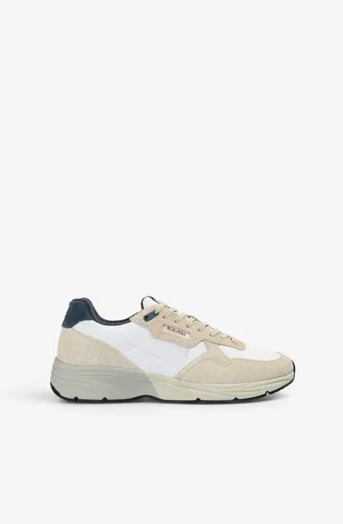 SCALPERS Contrasting Suede Sneaker - White