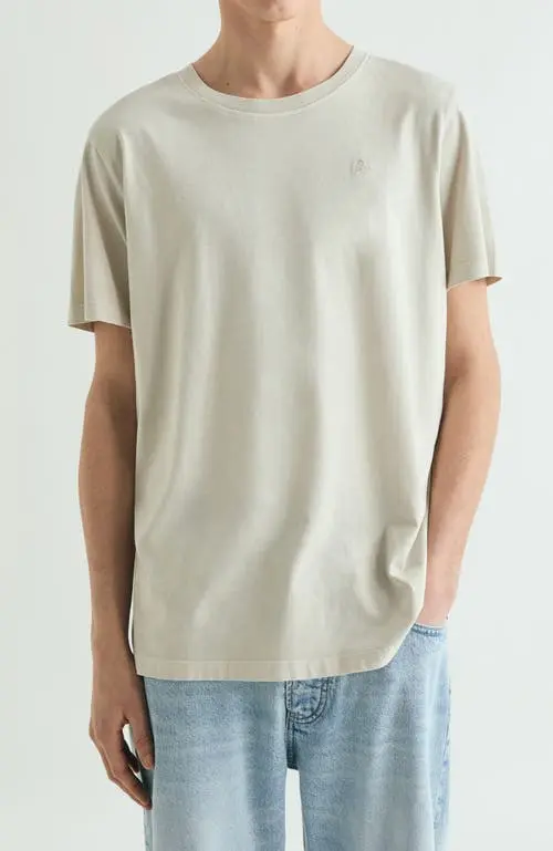 SCALPERS Regular Fit Embroidered T-shirt - Lightgrey