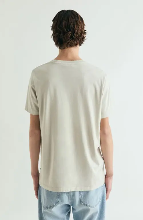 SCALPERS Regular Fit Embroidered T-shirt - Lightgrey