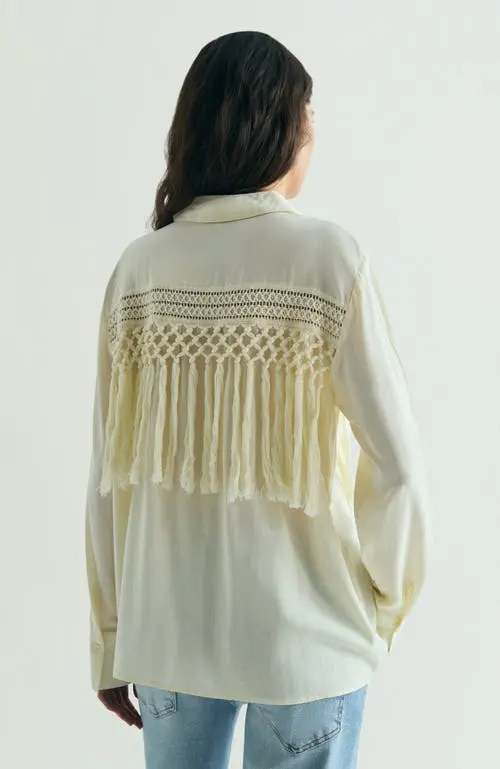 SCALPERS Fringe Detail Shirt