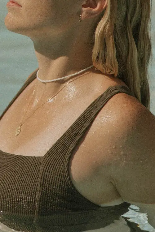 Geode Swimwear Cabo Square Neck Bikini Top