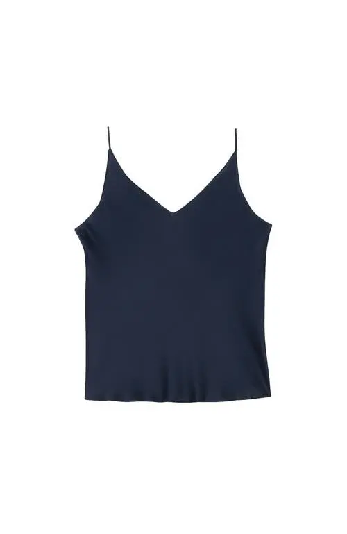 OTTOD'AME Viscose Sleeveless Top - Blue