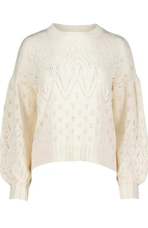 BISHOP + YOUNG Favorite Pointelle Sweater - Cloud