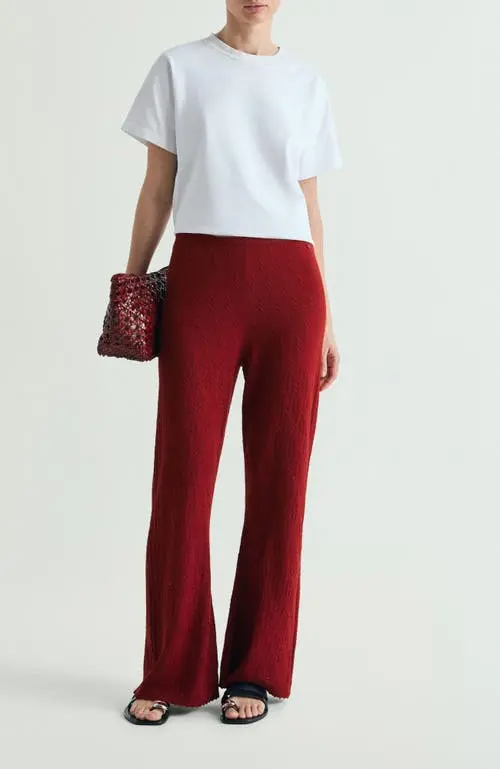 SCALPERS Set Pointelle Knit Pant