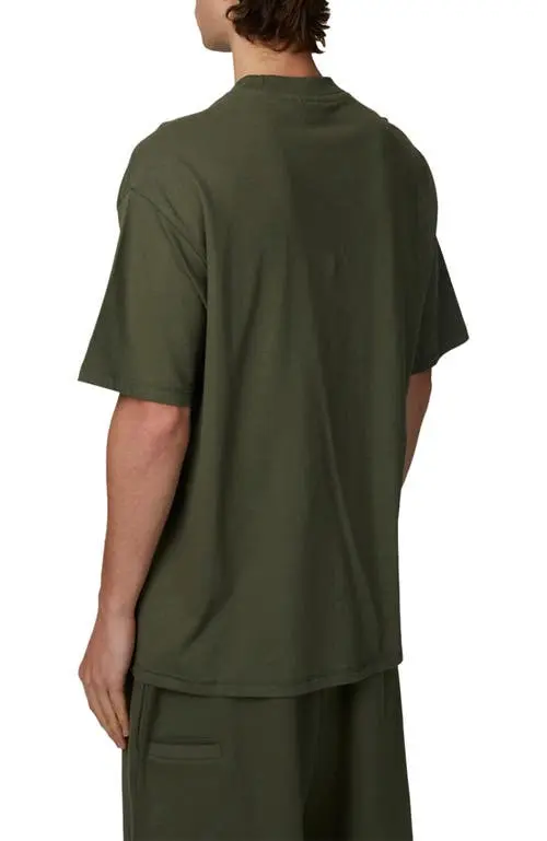 GOOD FOR NOTHING Oversized Halftone T-shirt - Green