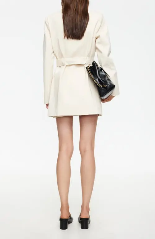 Lioness Steinway Belted Long Sleeve Blazer Minidress
