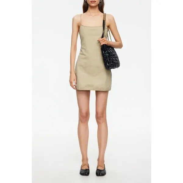 Lioness Voyage Cotton Minidress - Tan