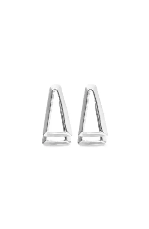 UNODE50 Open Triangle Stud Earrings