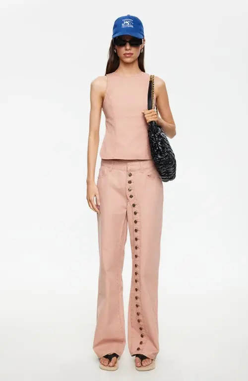 Lioness Penny Cotton Pants - Rose