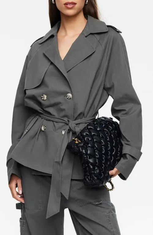Lioness Trencherous Crop Coat - Moss