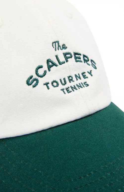 SCALPERS Contrast Visor Baseball Cap
