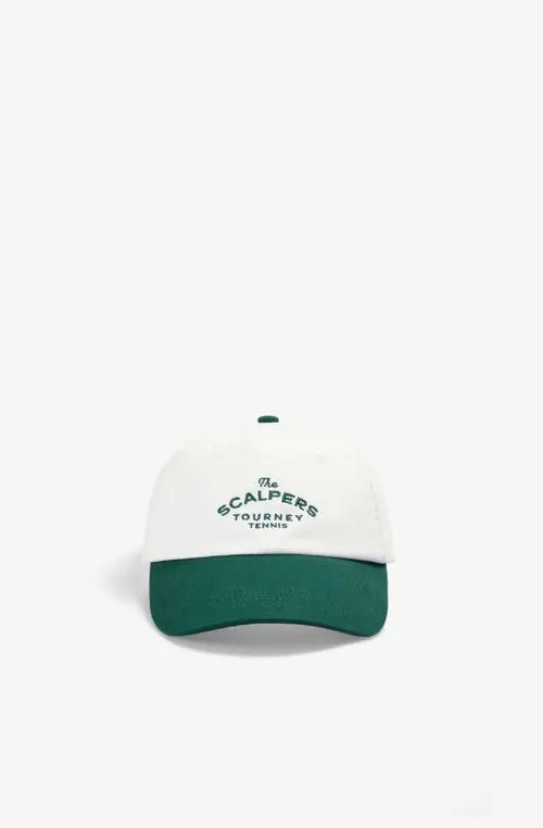 SCALPERS Contrast Visor Baseball Cap - Green