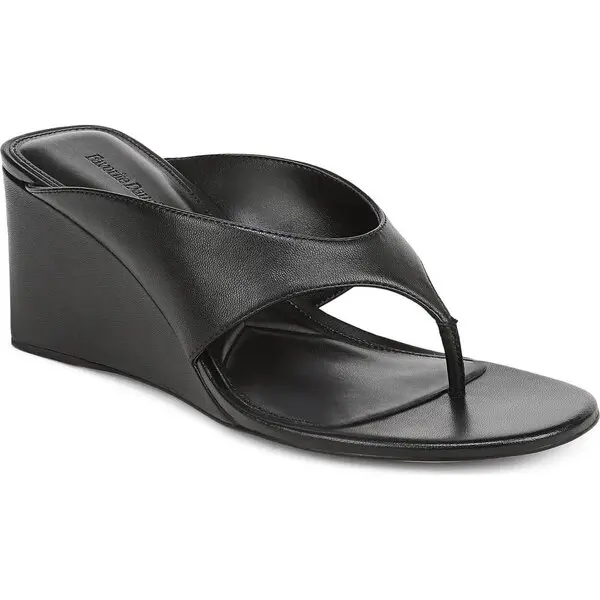 FAVORITE DAUGHTER Emerson Wedge Sandal - Black