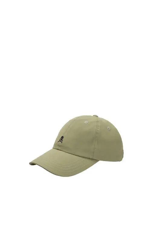 SCALPERS Tec Hood Cap Baseball Cap With Embroidered Logo - Sage Green