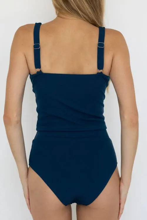 Geode Swimwear Laguna Square Neck Tankini Top