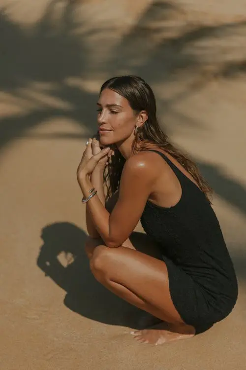 Geode Swimwear Eclipse Scoop Neck Swim Dress