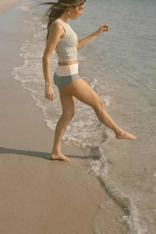 Geode Swimwear Havasu High Waisted Bikini Bottoms