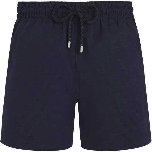 Vilebrequin Micro-perforated Ultra-light Packable Swim Shorts - Navy