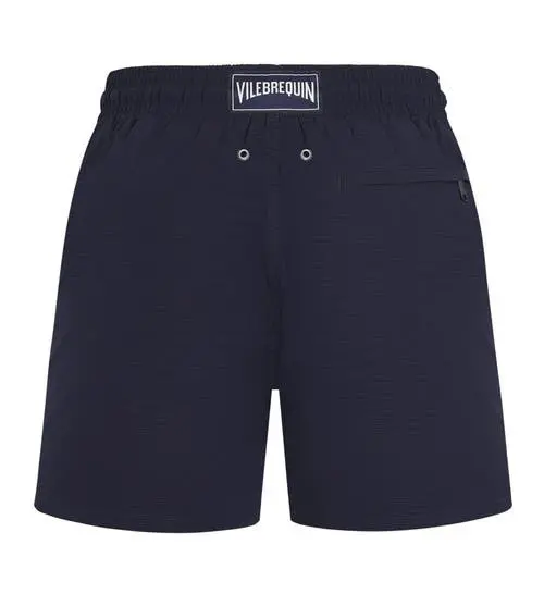 Vilebrequin Micro-perforated Ultra-light Packable Swim Shorts - Navy