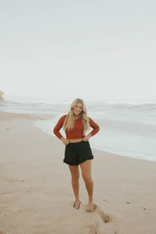 GEODE SWIMWEAR Obsidian High Waisted Swim Shorts
