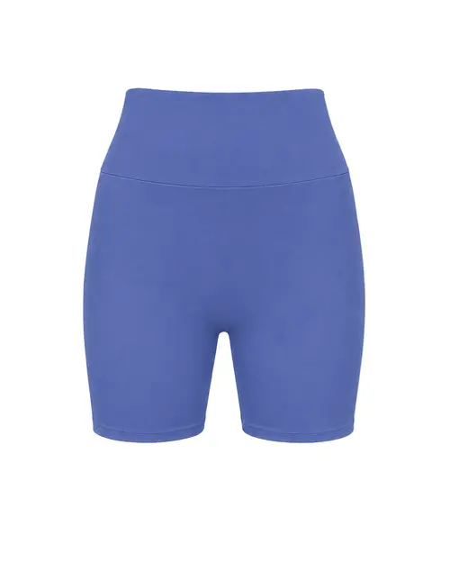 LEZAT Ada Organic Cotton Bike Shorts - Amparo Blue