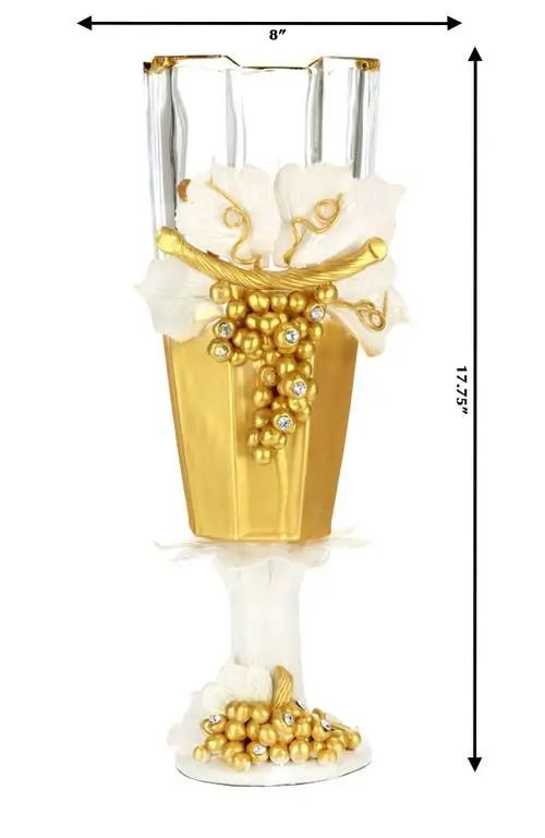 MARK ROBERTS Elegant Gilded Vase