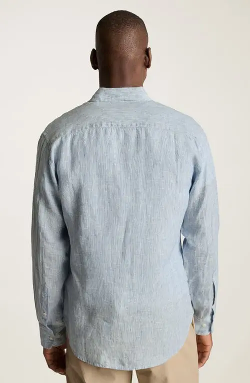 Bonobos Everyday Linen Slim Fit Button-down Shirt - Light Blue Sky